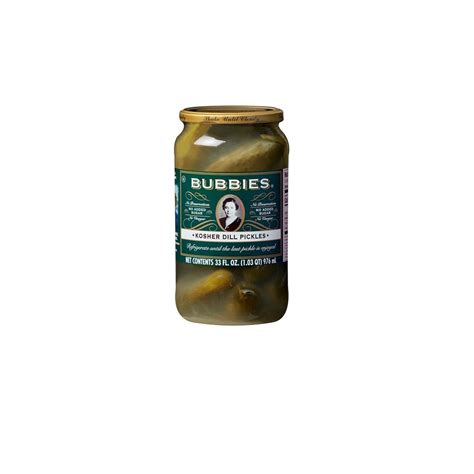 Bubbies® Pure Kosher Dill Pickles 33 Fl Oz Kroger