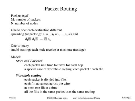 ppt packet routing in multi casting networks powerpoint presentation