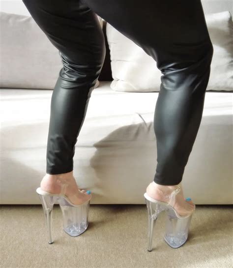 Clear High Heels And Black Leggings 33 Nude Pics Xhamster