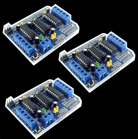Paquete 3 Piezas Shield Motor Driver Control V1 L293d Tresd Print Tech