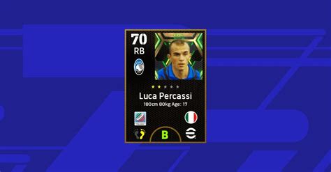Luca Percassi Efootball Stats