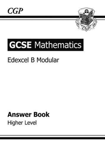 gcse edexcel modular maths answers for workbook higher by cgp books