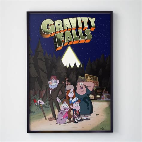 Постери Гравіті Фолз Купити постери в рамі Gravity Falls