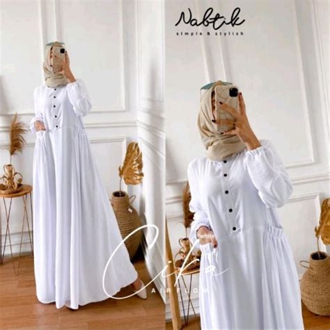 Jual Gamis Crinkle Airflow Polosgamiscikakekinian Shopee Indonesia