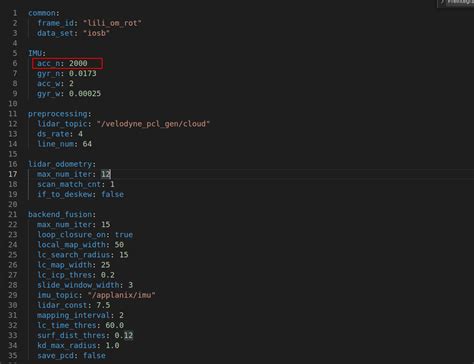 Why Is The Accelerometer Noise Value Set Quite Large In Imu