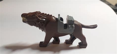 Lego Minifigurka Hobbit Tmavě Hnědý Warg Aukro