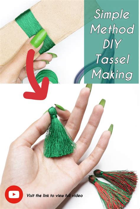 Tassel Making Made Easy Tasselmaking Youtube Diytassels How To