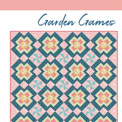 Pinwheel Garden Quilt Pattern Etsy