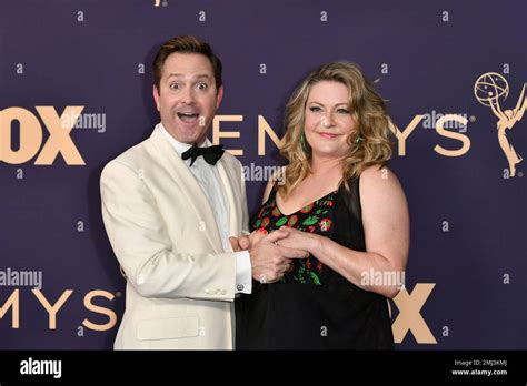 Thomas Lennon Left And Jenny Lennon Arrives At The 71st Primetime