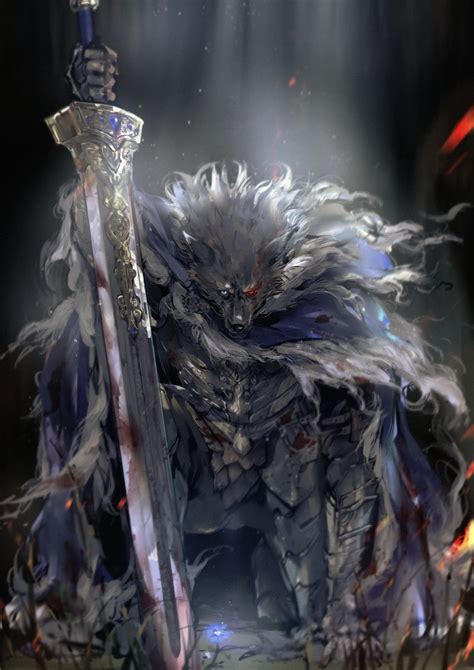 Blaidd The Half Wolf Elden Ring Drawn By Badluck Danbooru