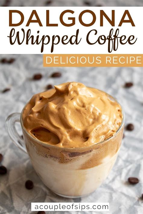 Delicious Dalgona Coffee Recipe