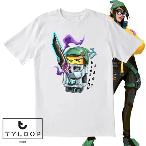 Tyloop Designs Valorant Killjoy Alarm Bot Custom Shirt Lazada Ph