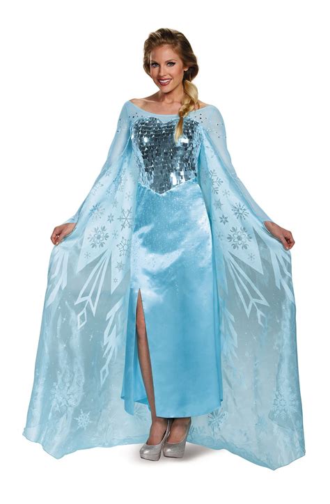 Elsa Prestige Frozen Disney Princess Woman Halloween Costume 18799
