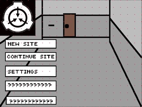 Scp Management Menu Screen Is Complete Work On Main Game Is Now Be