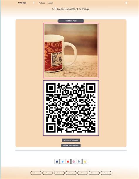 Image To Qr Code Generator Tool Theme For Blogger By Codemaster06