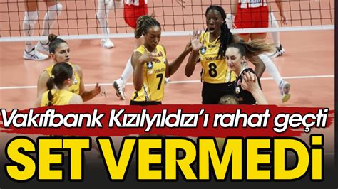 VakıfBank Kızılyıldız a set vermedi 3 0