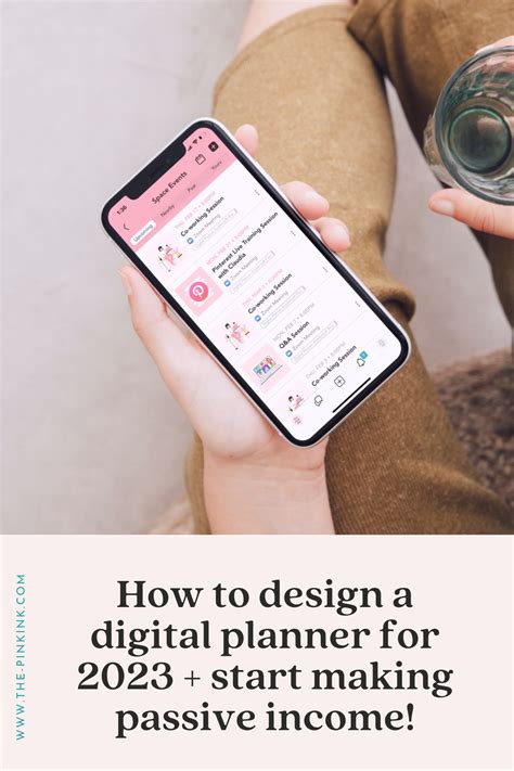 Digital Planner Design Timeline For Passive Income — The Pink Ink