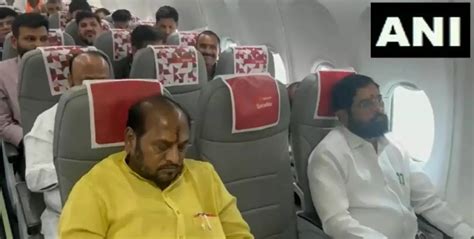 Maharashtra Cm Eknath Shinde Leaves For Ayodhya To Offer Prayers To