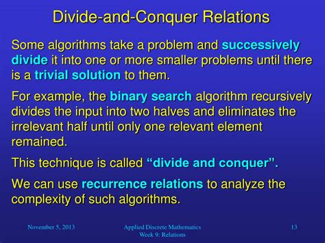 Ppt Solving Recurrence Relations Powerpoint Presentation Free