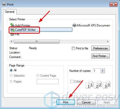 How To Print To PDF On Windows Easily Quickly Driver Easy