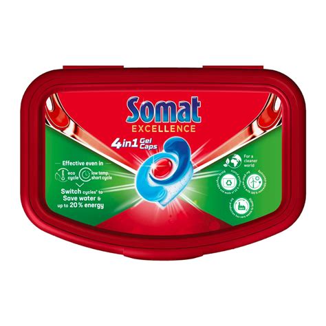 Somat Excellence 4-in-1 Dishwasher Capsules 45 Pack – Solly's Online ...