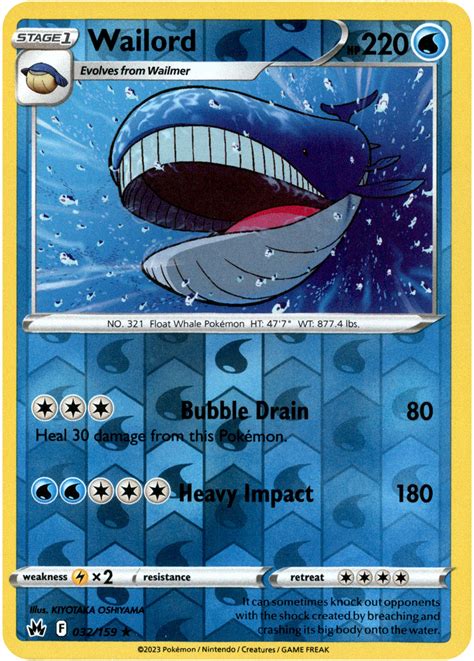 Wailord Card