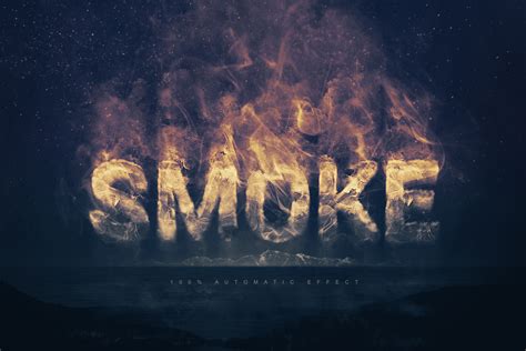 Smoke Logo Text Effect For Adobe Photoshop On Behance