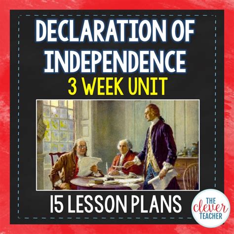 Declaration Of Independence 3 Week Unit Distance Learning For
