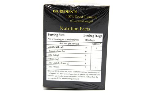 Tumeric Tea Phil Am Trading Inc