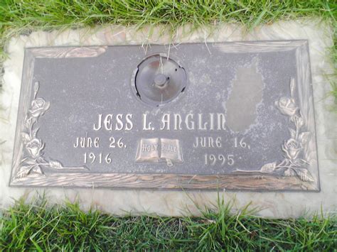Jesse Lee Anglin 1916 1995 Find A Grave Memorial
