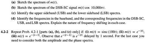 solved a sketch the spectrum of m t b sketch the spectrum of the