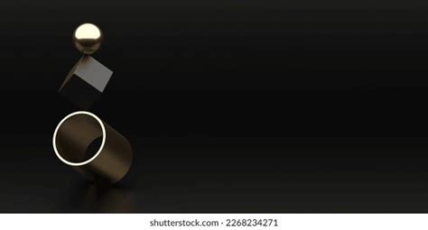 Equilibrium Balance Geometric Concept Minimal Modern Stock Illustration