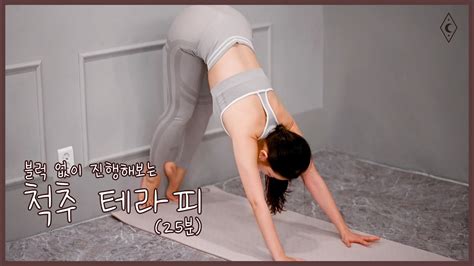 블럭 없이 진행해 보는 척추 테라피 요가 Youtube