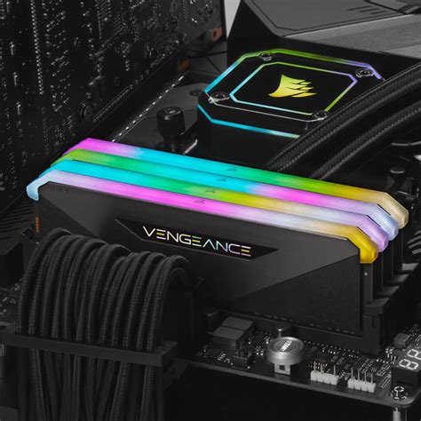 Corsair Vengeance Rgb Rt 256gb 8x32gb Ddr4 3200mhz C16 Black Desktop