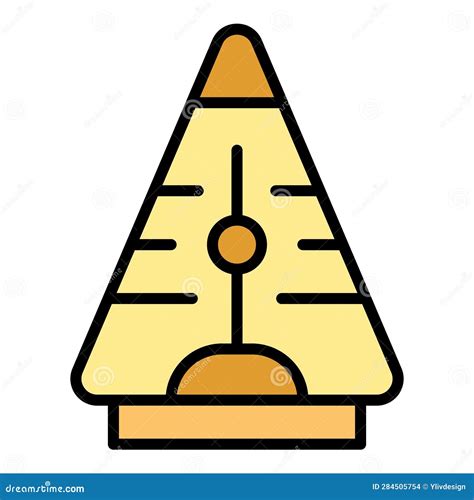 Table Pendulum Icon Outline Vector Kinetic Clock