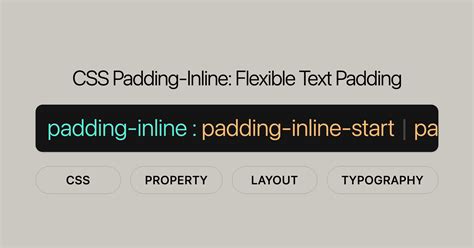 CSS Padding Inline Flexible Text Padding