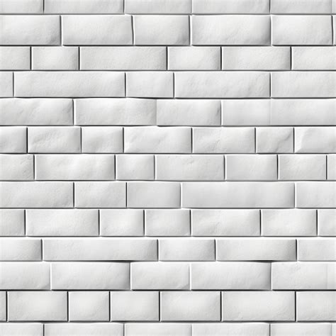 Una Pared De Ladrillos Blancos Con Una Pared De Ladrillos Blancos
