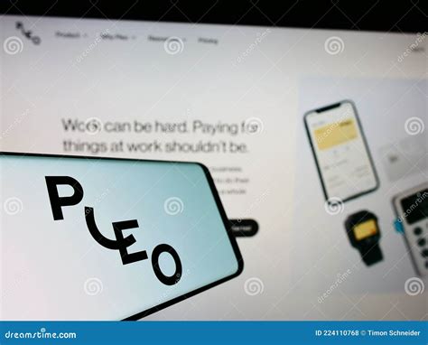 Mobile Phone With Logo Of Danish Fintech Company Pleo Technologies On