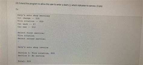 Solved 53 Lab Program Automobile Service Invoice 1