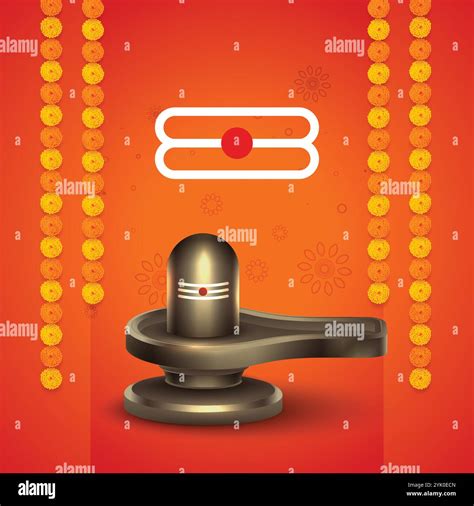 Lord Shiva Maha Shivratri Festival Greeting Stock Vector Image And Art