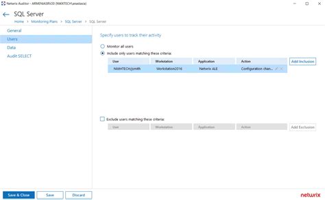 Sql Server Netwrix Product Documentation
