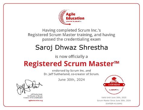 Saroj Shrestha On Linkedin Registeredscrum Agileeducation