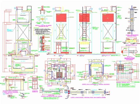Erhöhter Tank In Autocad Cad Download 56193 Kb Bibliocad