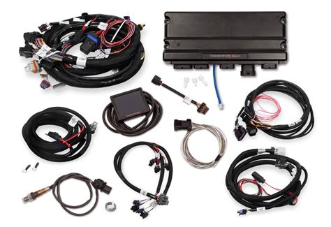 Holley Terminator X Max MPFI Controller Kit Universal With DBW Throttle Body Transmission
