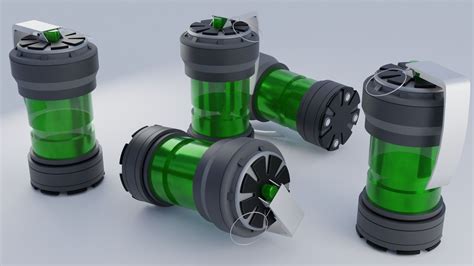 Futuristic Atom Bomb 3d Model Cgtrader