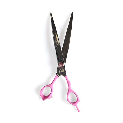 Tesoura Curva 8 Polegadas C Cabo Rosa Tosa Brasil