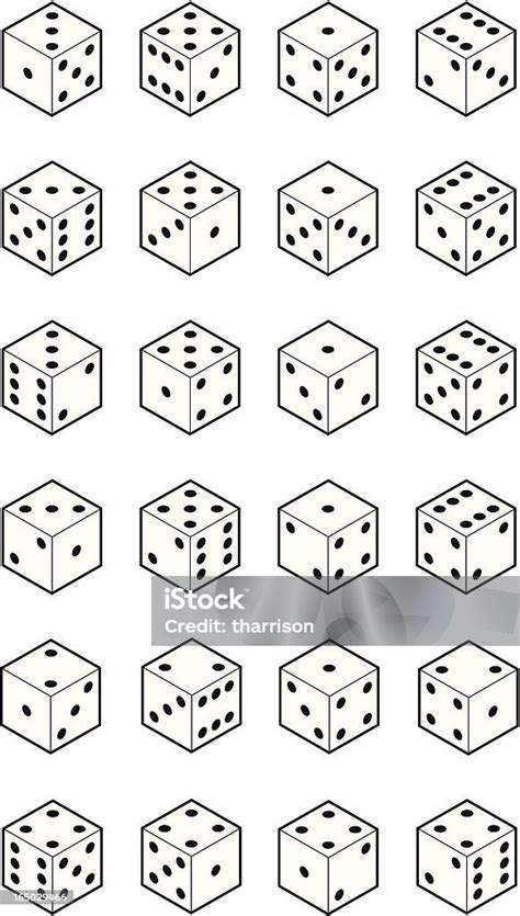Vector Dice Set 2 Stock Illustration Download Image Now Art And