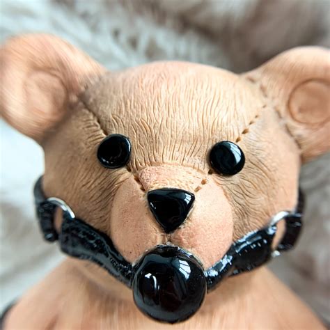 Money Bank Bdsm Teddy Bear With A Gag And Handcuffs Funny Etsy