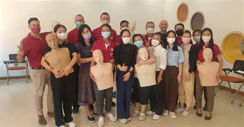 การฝึกอบรม Cpr Aed ที่โรงเรียนนานาชาติแมนดาริน