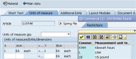 Solved Where To Find The Sap Internal Uom Conversion Rate Sap